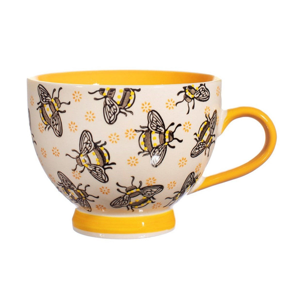 Busy Bee Mug | Bee Tea Cup | Large Bumble Bee Mug – Just Bee Honey