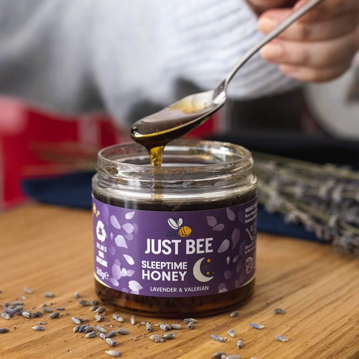 Sleep & Relax Just Bee Honey | £9.99 per pot | Buy Lavender Honey